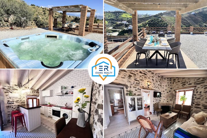 Evans Realty (Bq)- Casa Vallejo+jacuzzi+bbq+views - Benamocarra