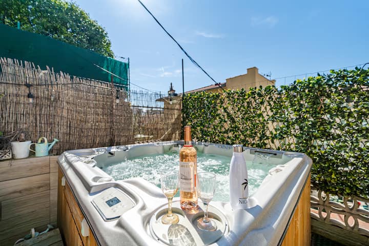 Charmant 4p Avec Jacuzzi Et Jardin Ensoleillé - Nice