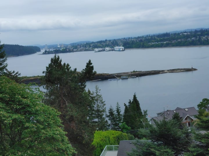 Ocean View Escape -Unique,open Concept, Loft Style - Nanaimo