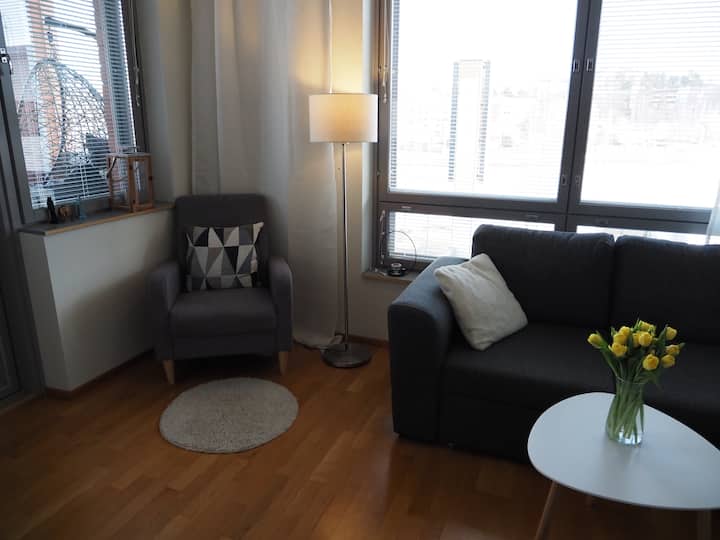 Ilmalämpöpumppu, Parkkihalli, Sauna, Iso Kaksio - Joensuu