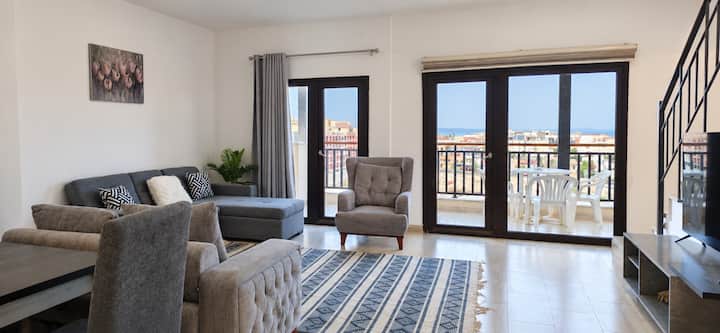 Panoramic Red Sea View Duplex In Aldau Heights - Egyiptom