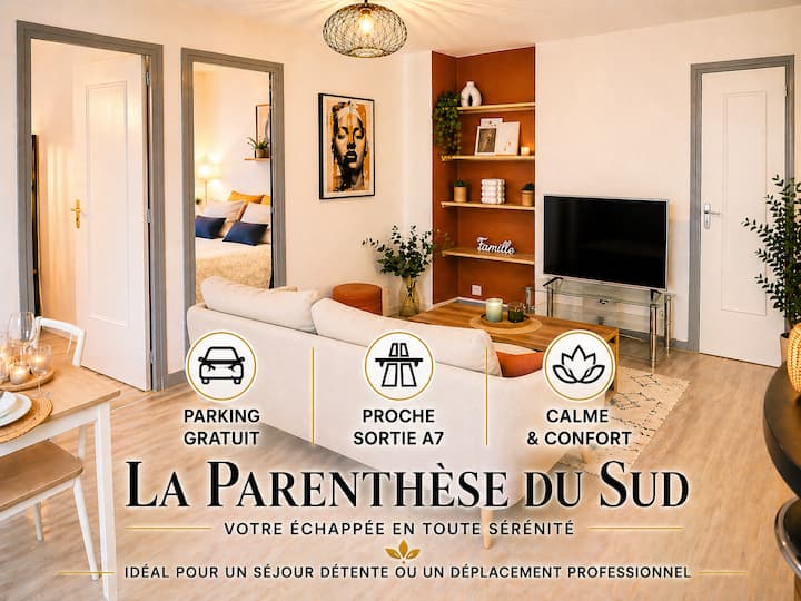 La Parenthèse Du Sud | Parking | Calme & Confort - Bourg-lès-Valence