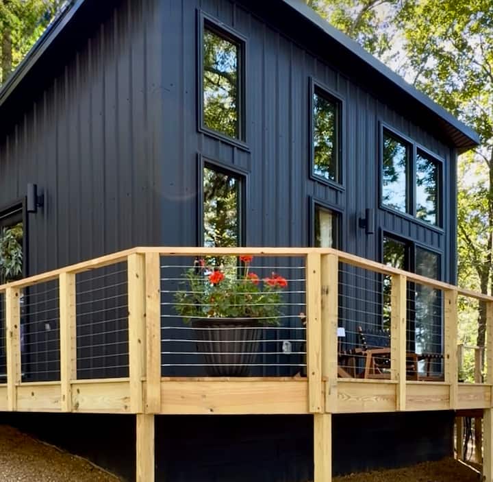 Modern Cabin In The Woods-fire Pit-grill-hammock - Chickamauga Lake, TN