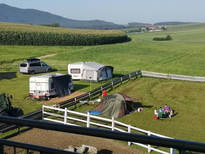 Camping Auf Dem Bauernhof Im Wohnwagen - Cham
