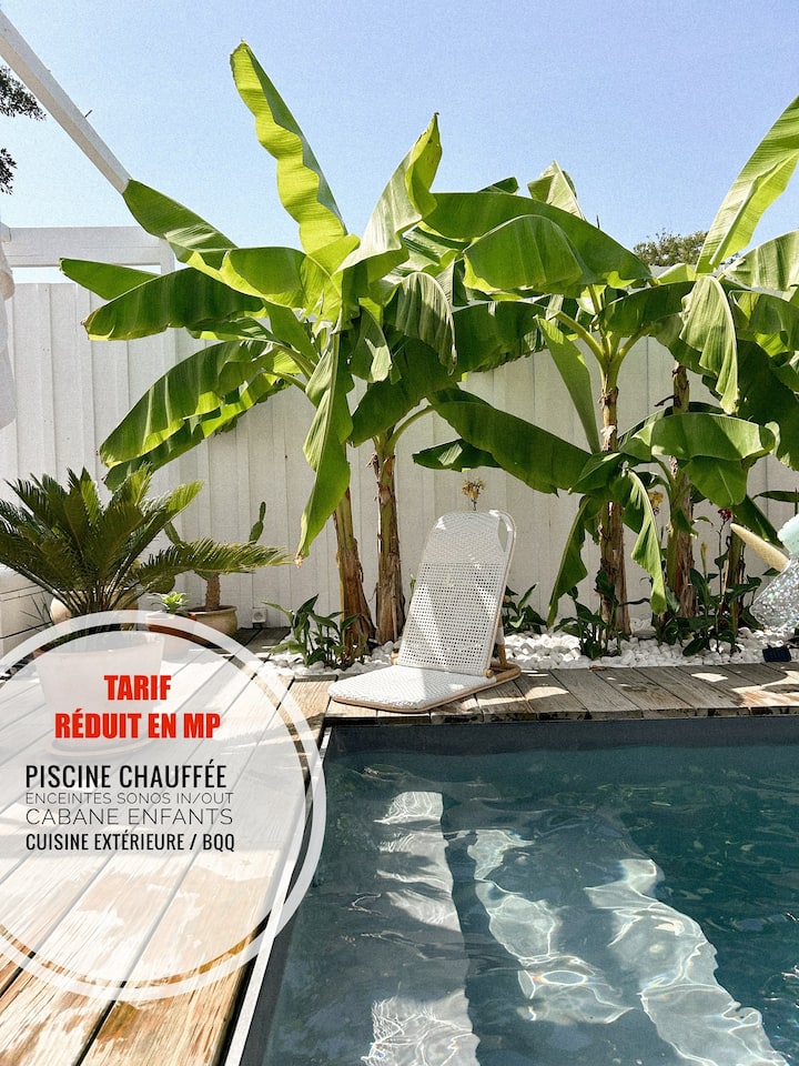 Villa Cinta, Piscine Chauffée à 5 Min De La Plage - Bayonne