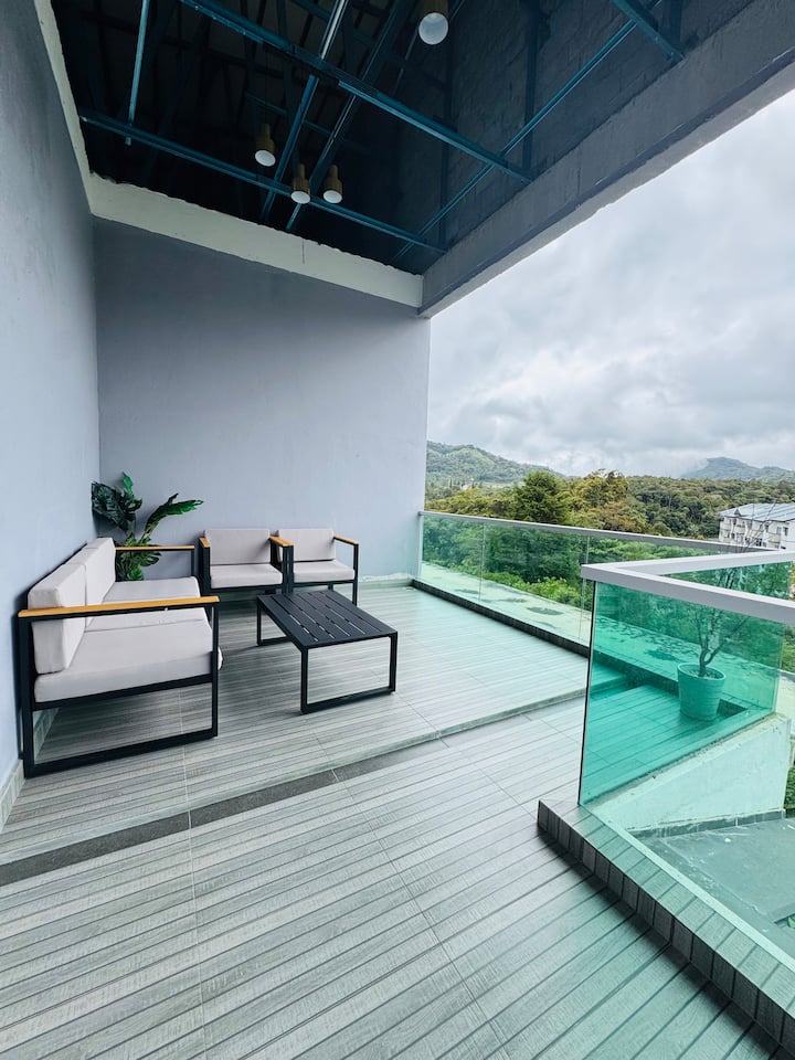 Ayaan Pent House Rooftop Bbq & Mini Snookers Home - Cameron Highlands
