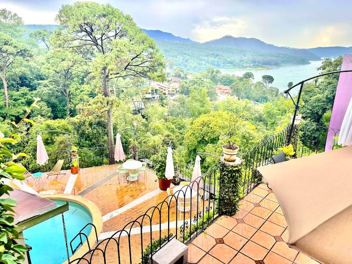 Cabin With Lake View, Pool And Access To River R2 - Valle de Bravo