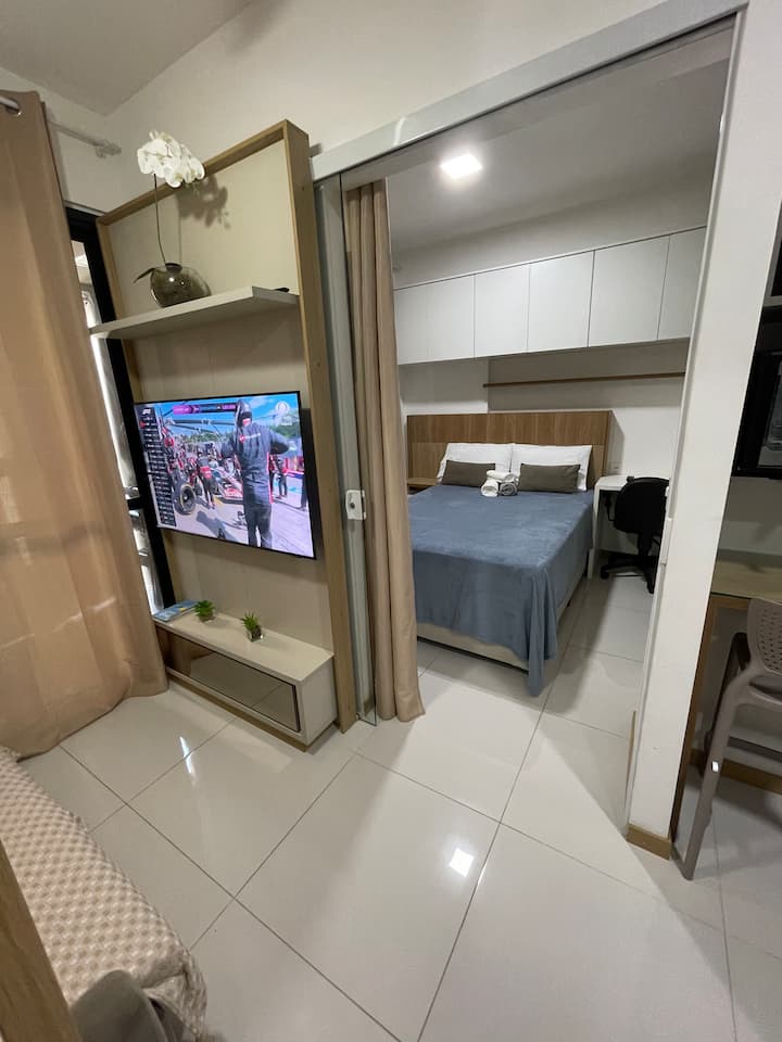 1/4, Sala, Cozinha, Na Barra, Perto Da Praia - Barra, Brazil