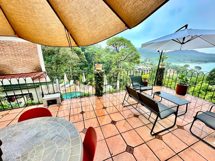 Cabaña Con Vista Al Lago, Alberca Y Chimenea 3 - Valle de Bravo