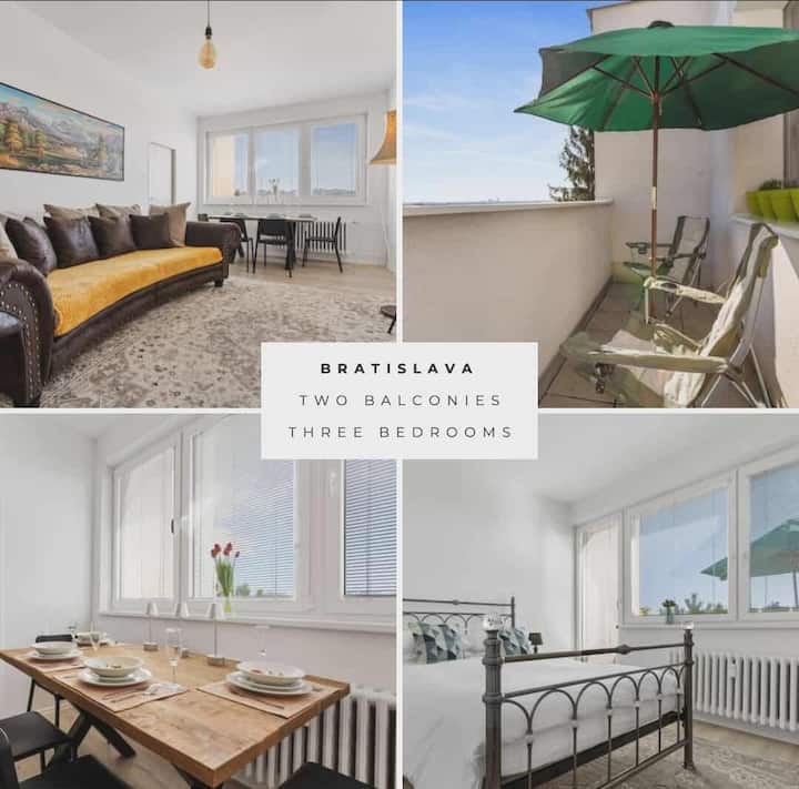 3 Bedrooms+living Room, Bratislava - Bratislava