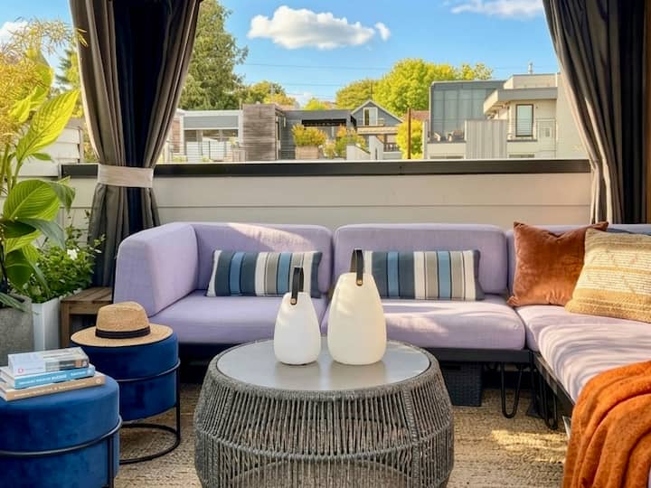 “Top 5%” Parking Rooftop King Ac｜corazón Townhouse - Seattle, WA