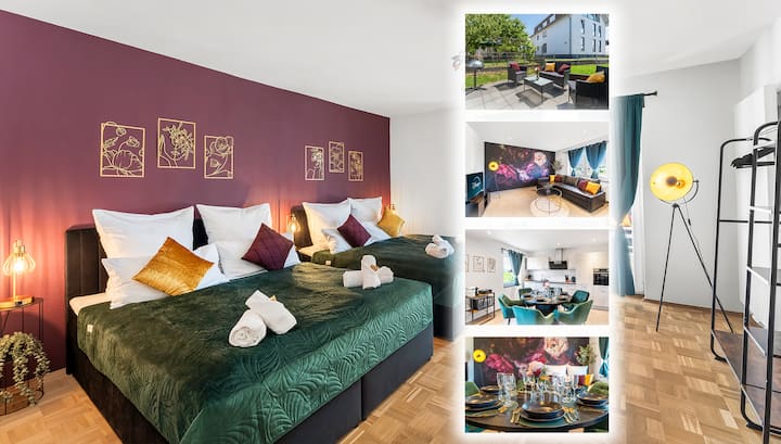 Flairapartment Blossom| Bbq| Parking| Xbox|disney+ - Fulda