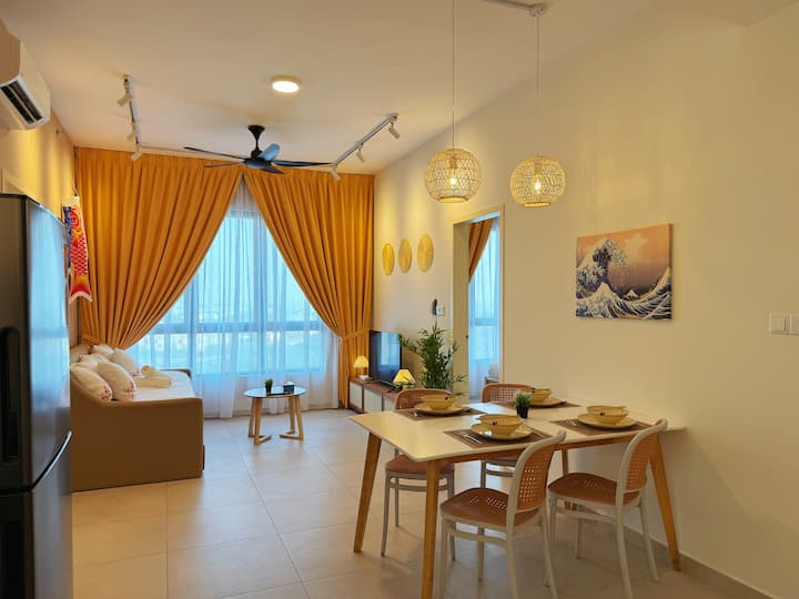 Lux 3br2b8pax Equine Mrt L Shape Kitch 10min2 Ioi - Seri Kembangan