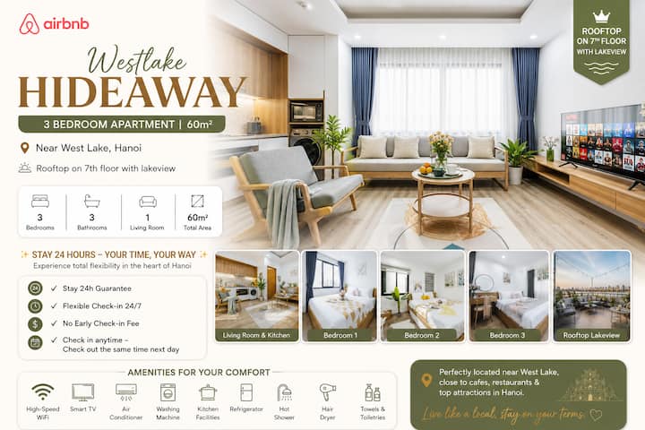 The Cosmopolitan 3 Bed 3bath Apartment Stay 24h - Hanoi