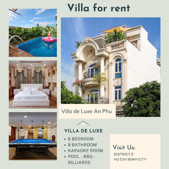Villa De Luxe - Luxury Villa Near The City Center - Ho Chi Minh City