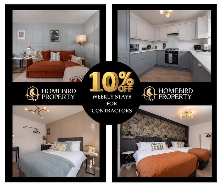 25%off Monthly Stay| Luxury Stay | Private Parking - Leeds
