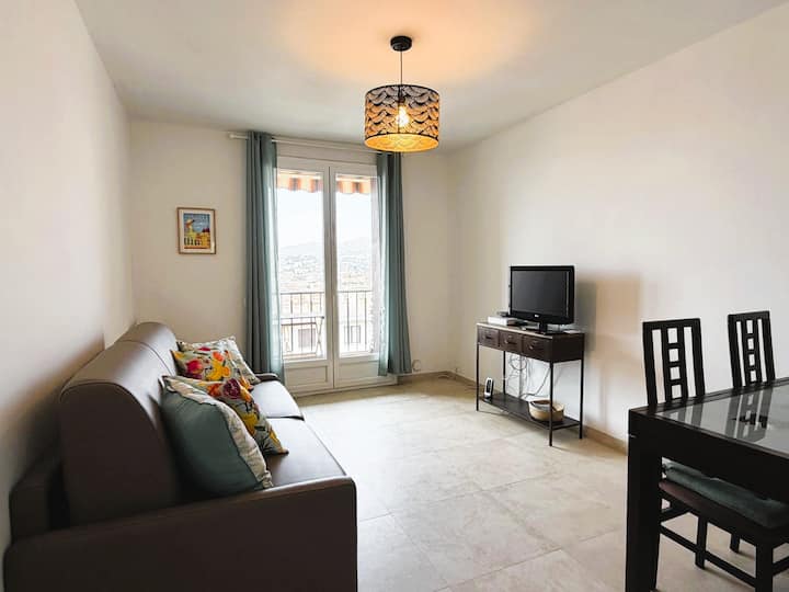 Calme Et Spacieux - Terrasse - Clim - Parking - Villefranche-sur-Mer
