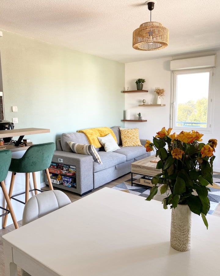 Charmant T3 : Balcon/parking - Bordeaux