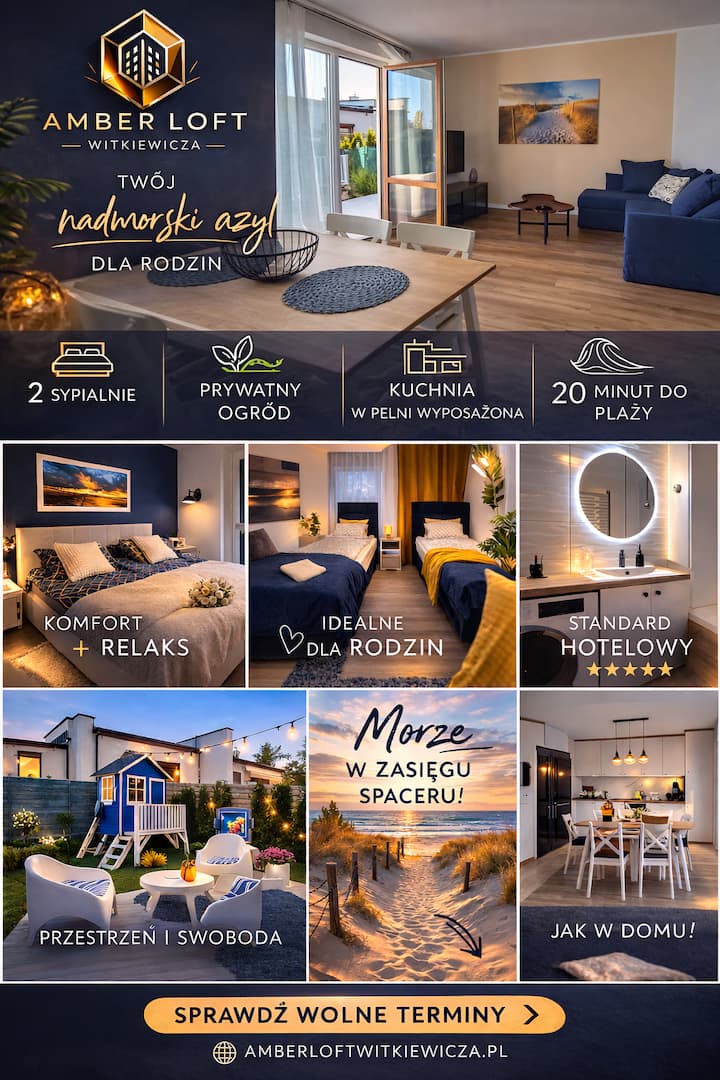 Ustka - Amber Loft Witkiewicza 4-6 Osob. - Ustka