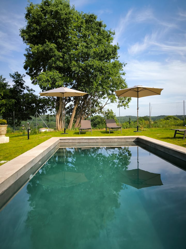 Belle Villa Entre Uzès & Avignon: Villa Gragnan. - Goudargues