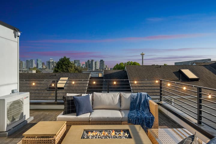 Cozy Seattle Getaway|space Needle View, Rooftop - Ballard - Seattle