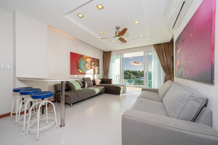 Sea View Top Floor 2br Apartment In Karon - Karon Beach