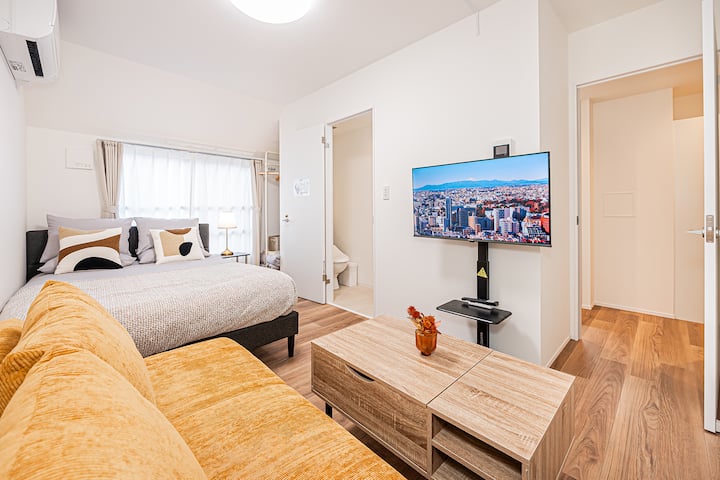 高田马场1站直达！1双人床公寓：沙发/电视/厨房/浴缸/洗衣机/wifi/下落合站/西武新宿线3分 - Tokyo