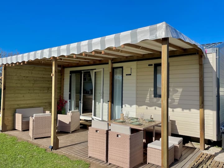 Mobilhome Bord De Mer Sur Terrain Privé 4 Pers - Ploemeur