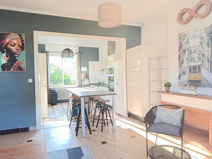 1er Etage Maison 4 Chambres Jardin Mtp Garemairie - Palavas-les-Flots