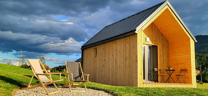 Glamping Cabin | Nature, Pond & Shared Spa - Slovenia