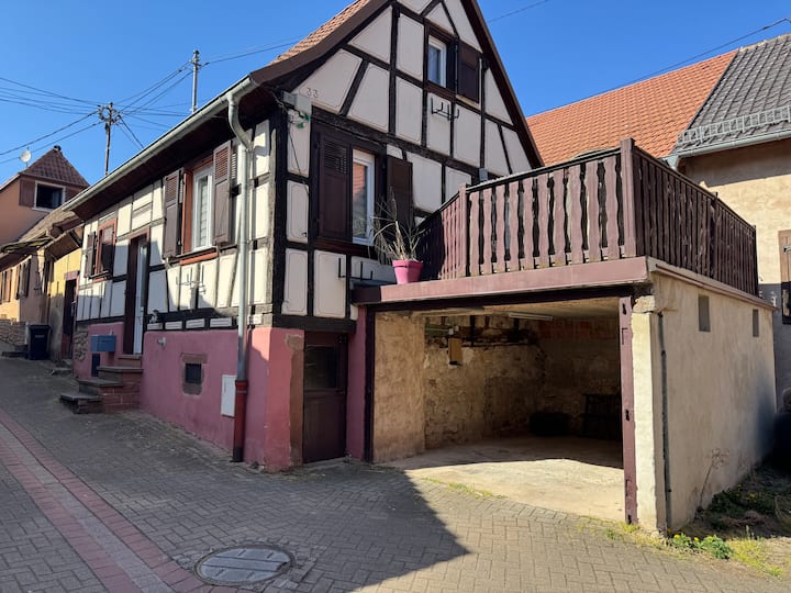 Maison Rue De Mars - Centre Ville - Parking Privé - Obernai