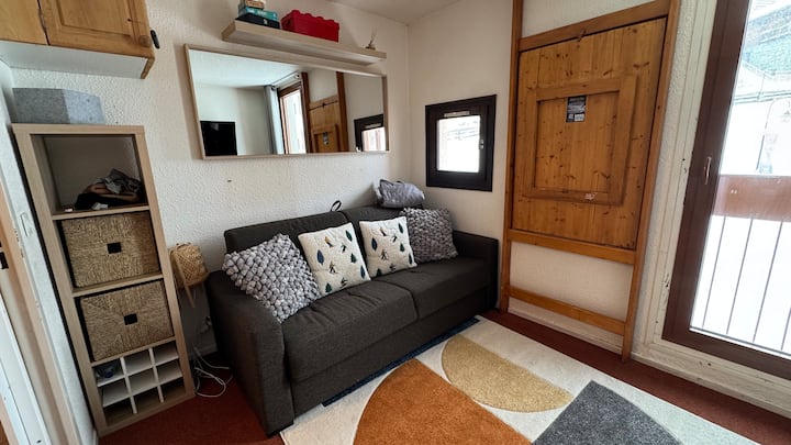 Studio Ski Aux Pieds - Les Menuires, Fransa