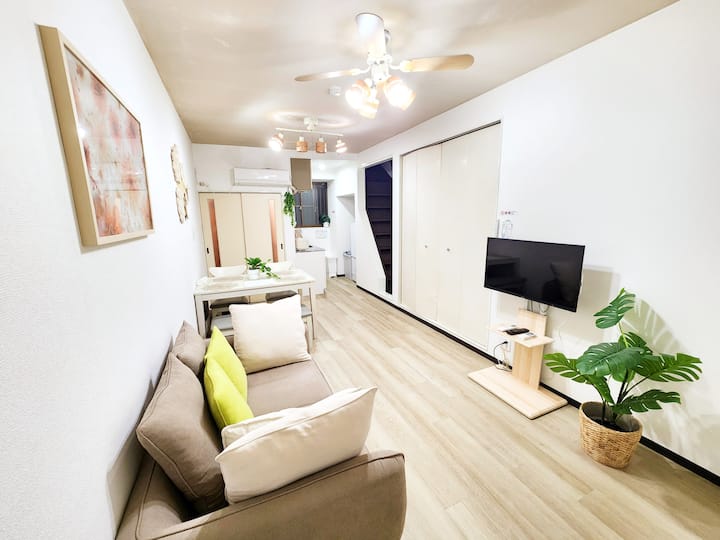 Namba & Dotonbori Near / 6 Min Station / 2br Wifi - Osaka