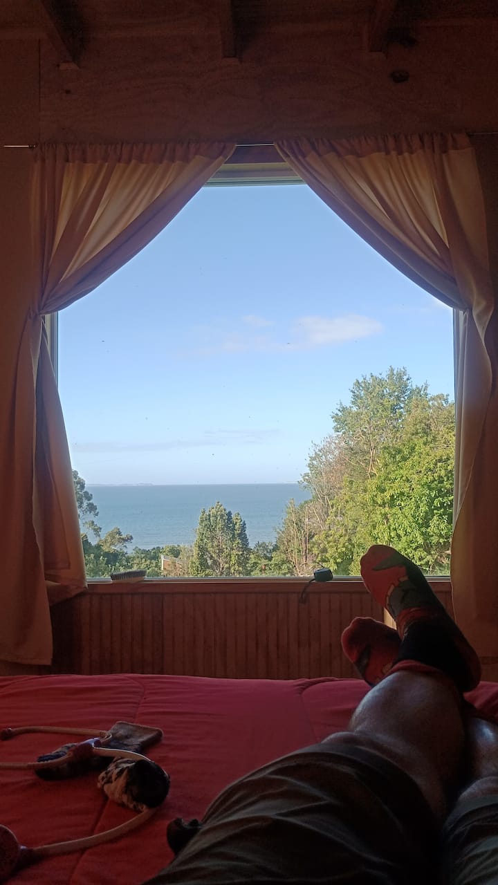 Cabaña Con Bella Vista Al Mar - Ancud
