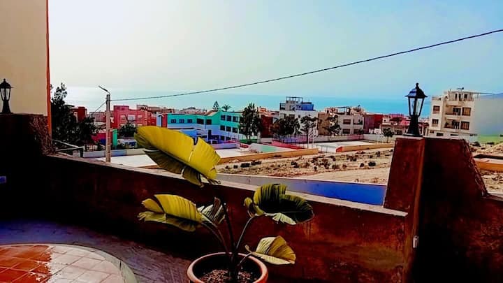 Maison Traditionnelle Pour 8 Personnes - Taghazout