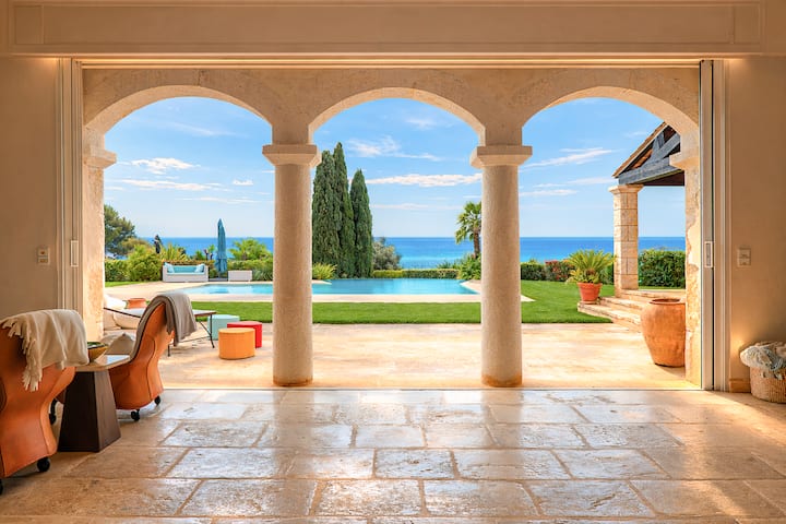 Magnifique Villa Provençal Avec Piscine Et Vue Mer - Antibes