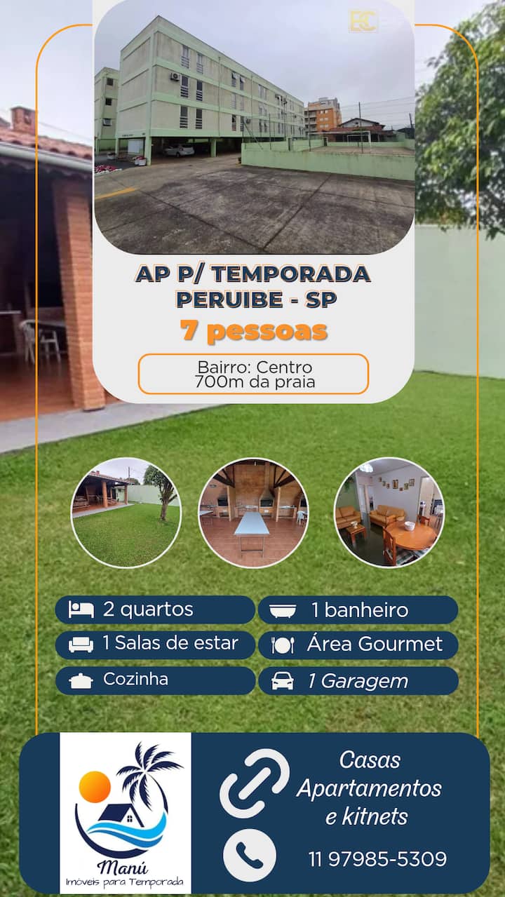 Ap Na Praia Centro De Peruíbe - Peruíbe