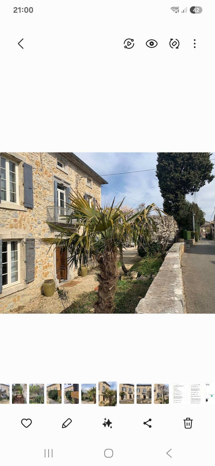 Appartement Rdc "Le Passiflore" 4 Personnes - Vallon-Pont-d'Arc