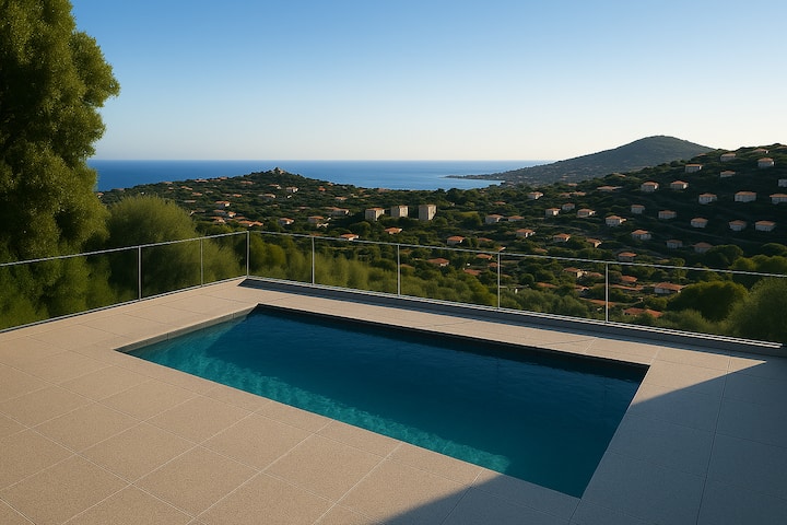 Villa Piscine Vue Mer 4 Chambres - 7 Min Plage - Cavalaire-sur-Mer