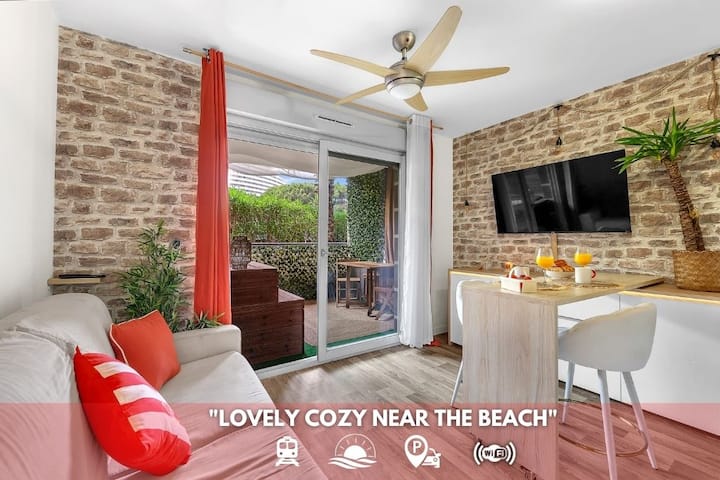 Appart & Chill -T2 Bord De Mer Villeneuve-loubet - Plage des Bouches du Loup