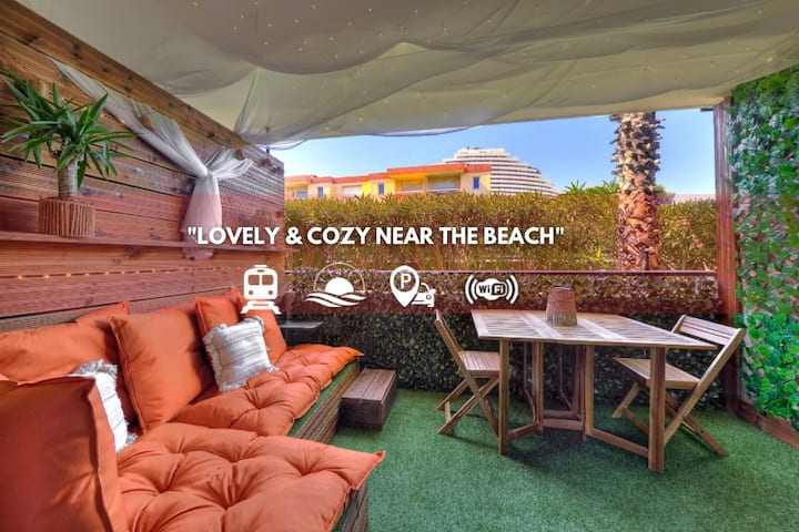 Appart & Chill T2 - Bord De Mer Villeneuve-loubet. - Plage des Bouches du Loup