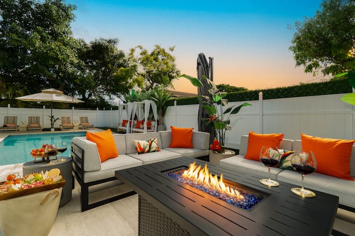 Heated* Pool•hot Tub•sauna•games•prime For Groups* - South Miami, FL