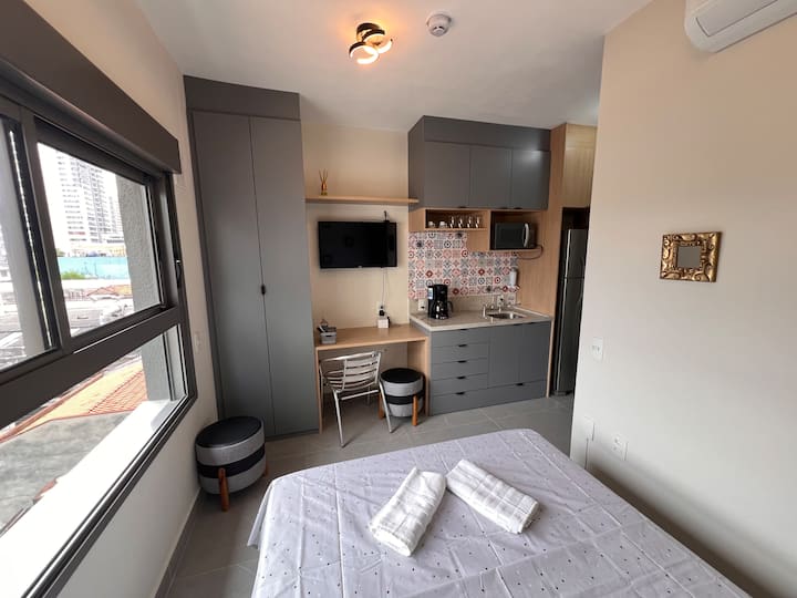 Lindo Studio Ao Lado Do Metrô Alto Do Ipiranga - Ipiranga