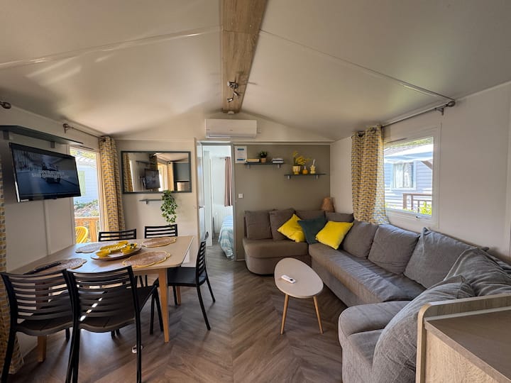 Grand Bungalow 6-8 Personnes Camping Lac Des Rêves - 