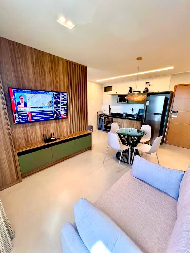 Studio Luxuoso Em Pajuçara C/ Vista Mar Belíssima! - Maceió