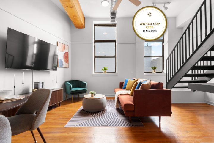 2br Modern Loft - Mins To Nyc/metlife - World Cup - 霍博肯