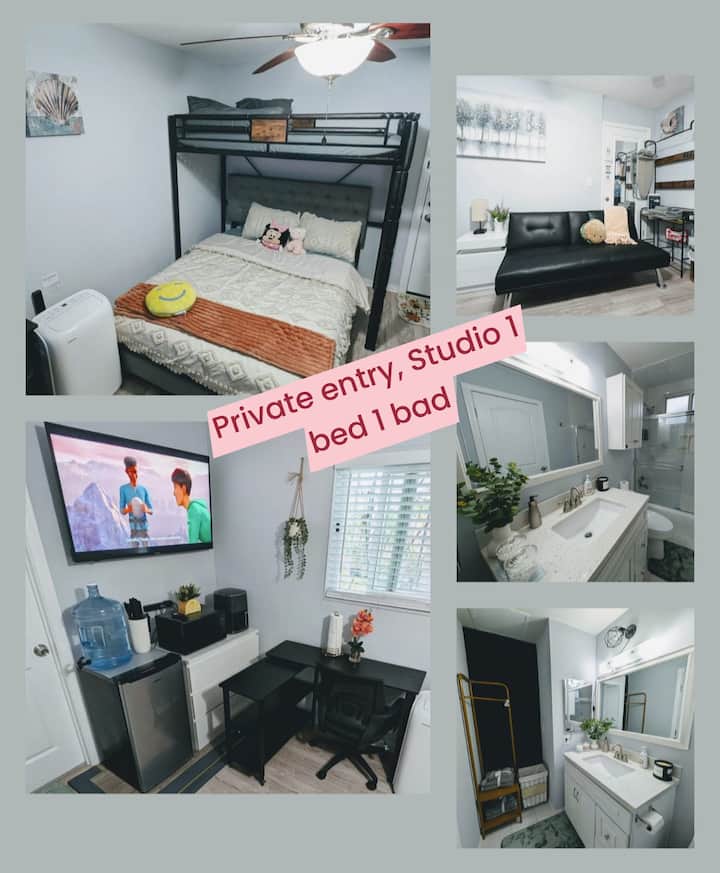 Unit B Quiet Studio Near Beach,disney & Lit Saigon - Cypress, CA