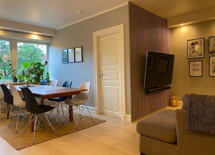 Bright 3br Funkis Apt W/ Rooftop & Workspace - Oslo