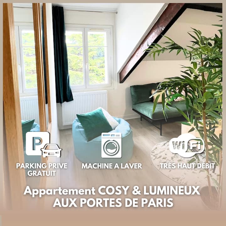 Bel Appart-parking-rer C Tram T9- Vitry Sur Seine - Saint-Maurice