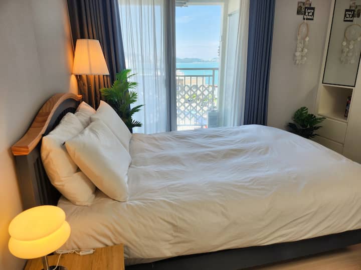 21.요트무료(주말)/워케이션/오션뷰/관광지/무료주차/취사가능/넷플릭스 - Yeosu-si